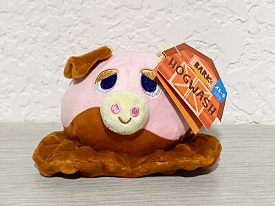 Bark Box Maw & Paw’s Farm Hogwash Pig Mud Pink Squeak Crinkle XS/S Dog ...