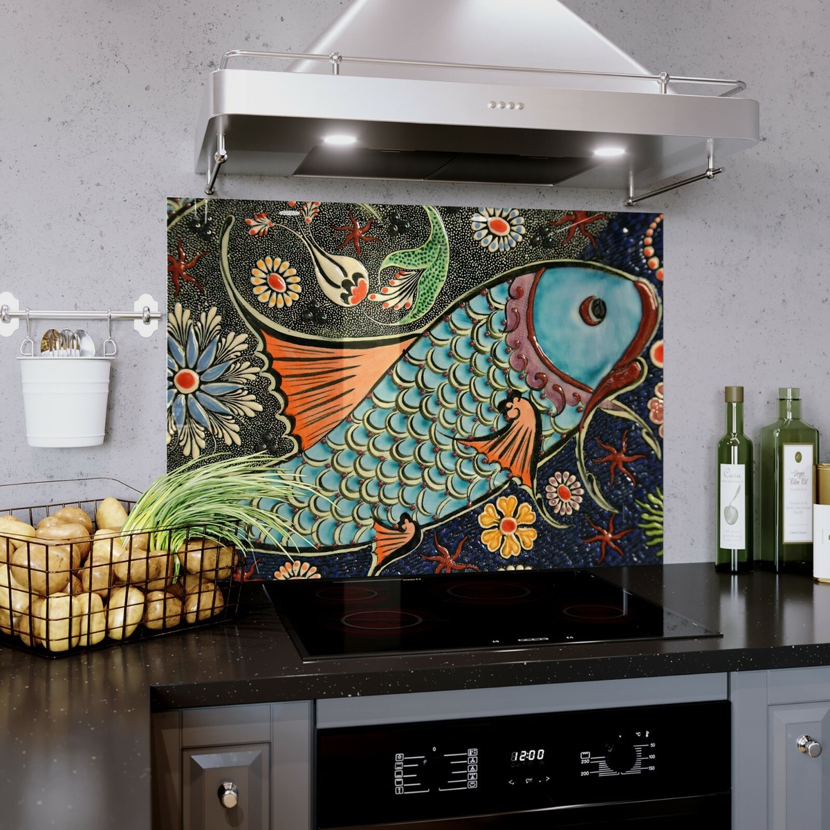 Glass Tiles For Kitchen Wall