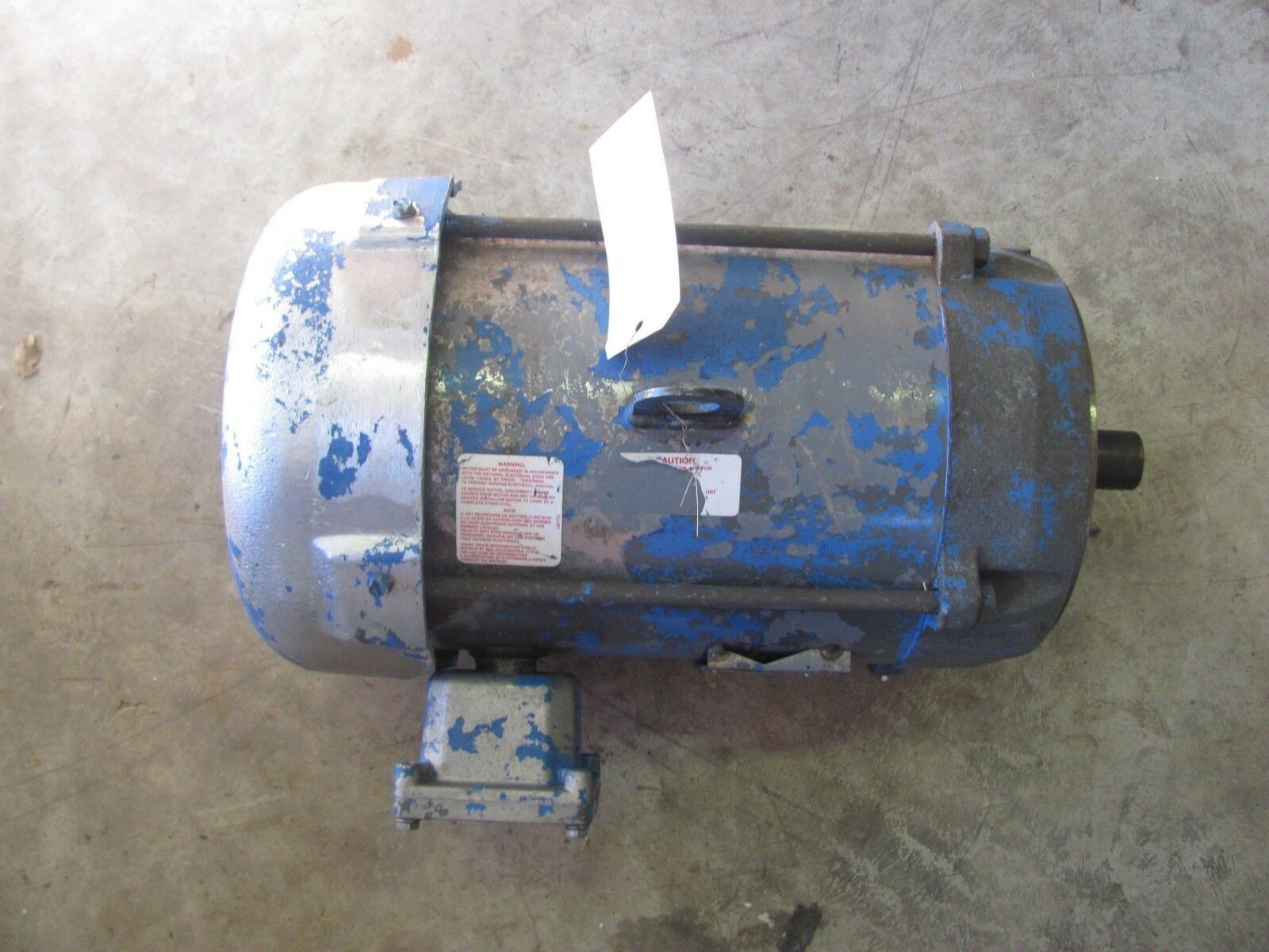 Baldor Electric Motor 7 1/2 // 5 HP PN: 35CB3500 Ser#,Volts,Amps,RPM in ...