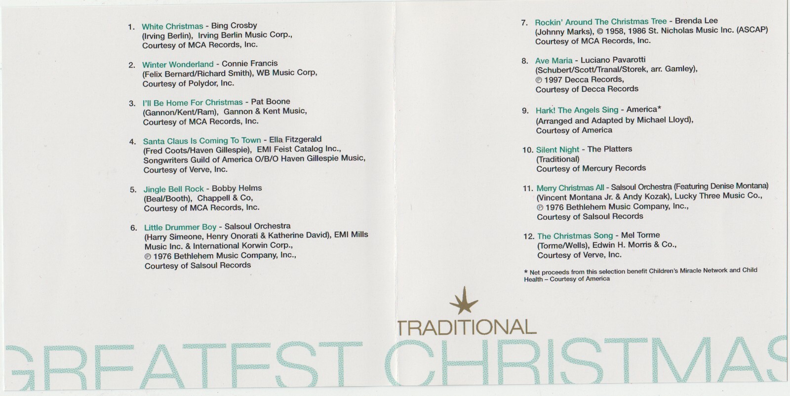 Greatest Christmas Collection: Traditional by Various Artists CD ...