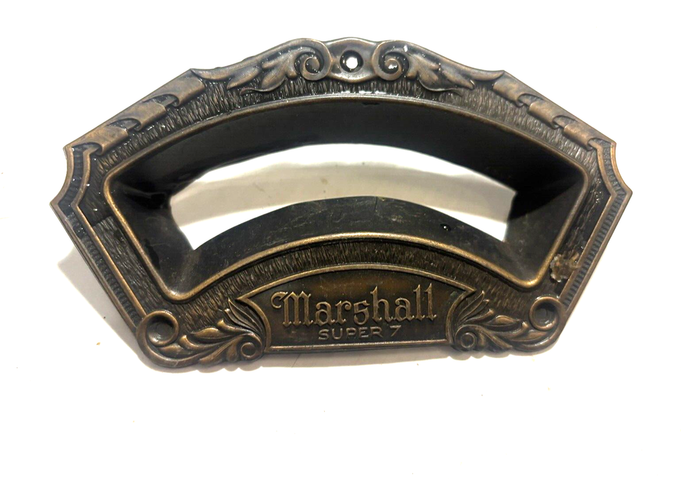 Vintage Marshall Super 7 AM tube Radio Bezel, Escutcheon | eBay