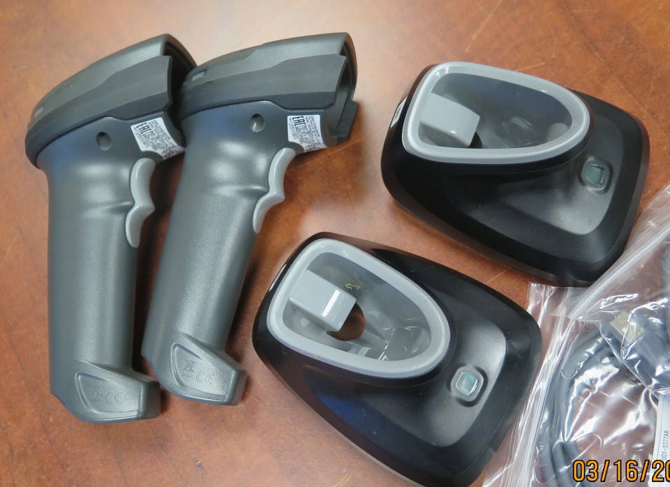 Lot of 2 Motorola Zebra Symbol Barcode Scanner DS2278-SR00007ZZWW with ...