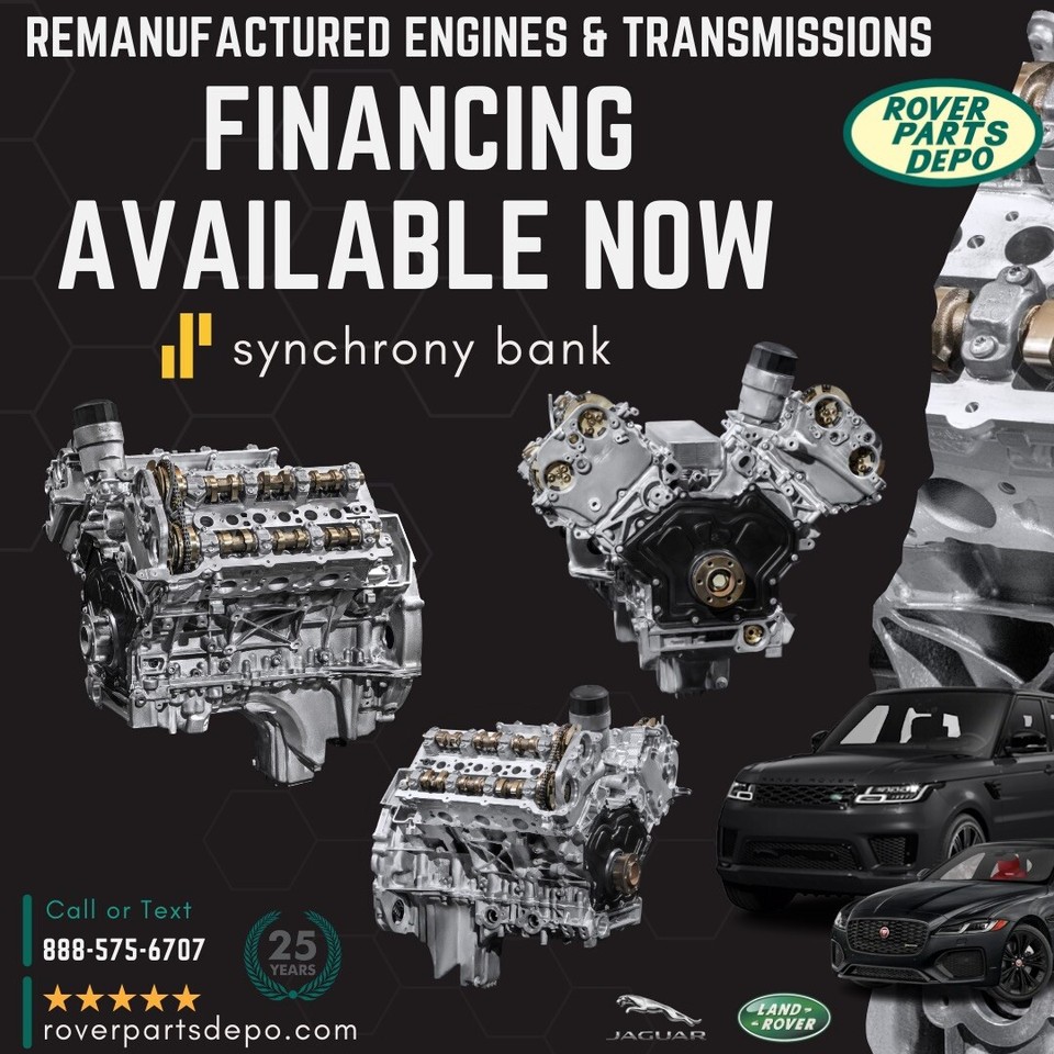 Land Rover Range Rover 5.0 Naturally Aspirated Engine Motor Long Block ...