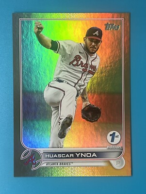 2022 Topps Series 1 First Edition Gold Foil #3 Huascar Ynoa Braves | eBay