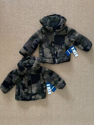 Perry Ellis Boy Zipper Front Fleece Camo Jacket with Pockets Size 3T | eBay
