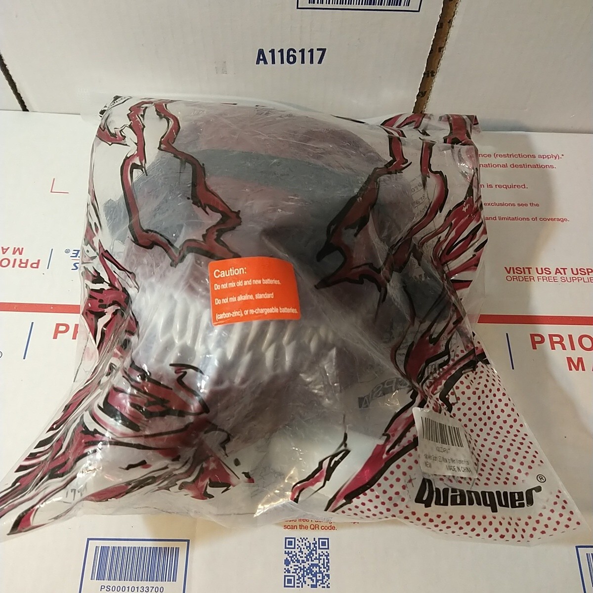 4PACK Red Scary Face Halloween Mask Devil Dare Devil Spooky Demon ...