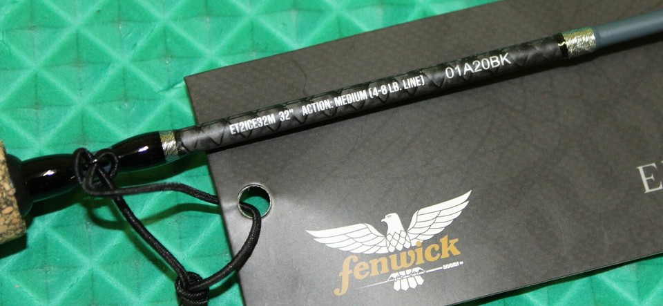 Fenwick Elite Tech Ice Fishing Spinning Rod ET2ICE Series CHOOSE YOUR ...