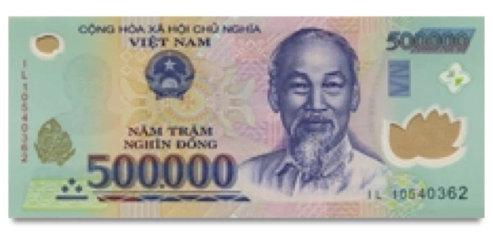 5 Million VIETNAMESE DONG 5,000,000 10x 500,000 VIETNAM / Authentic ...