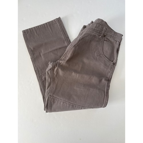 Key Worker Pants Mens Brown Canvas Carpenter Style 38x32 | eBay