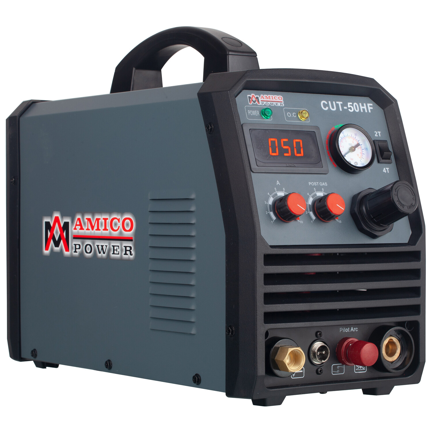 CUT-50HF, 50 Amp Non-touch Pilot Arc Plasma Cutter, 100~250V, 3/5 in ...