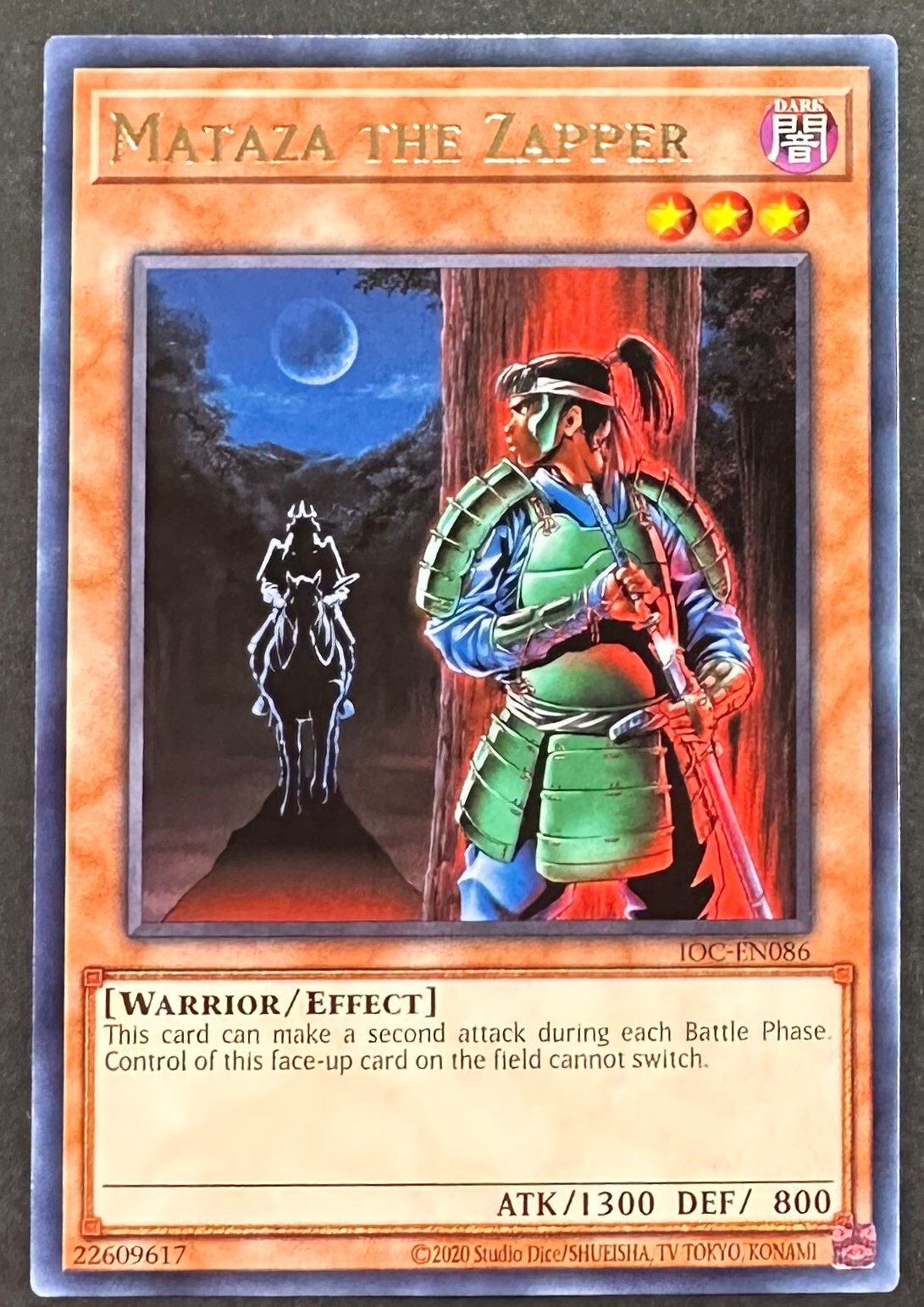 YUGIOH Mataza the Zapper - IOC-EN086 - Rare - Unlimited 25th ...