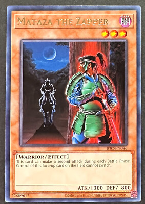 YUGIOH Mataza the Zapper - IOC-EN086 - Rare - Unlimited 25th ...