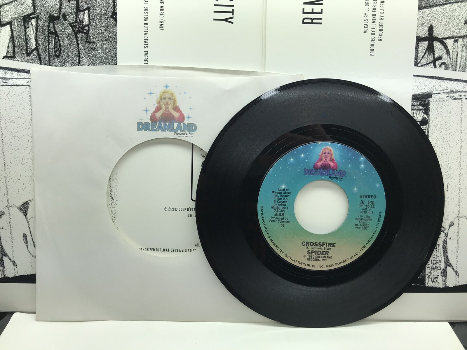 Spider Crossfire 45 rpm Vinyl Record 7” single | eBay