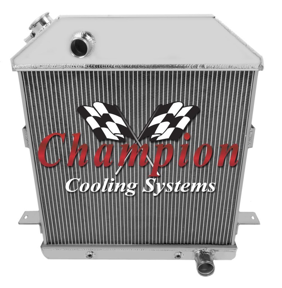 4 Row Kool Champion Radiator for 1940 1941 Ford Standard Chevy ...