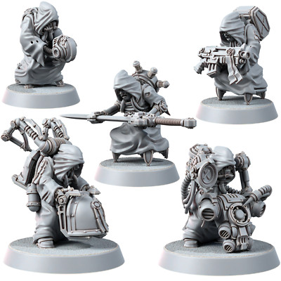 Mechanicus Armoury Servitors Wargame Exclusive Belisarius Admech Tech ...