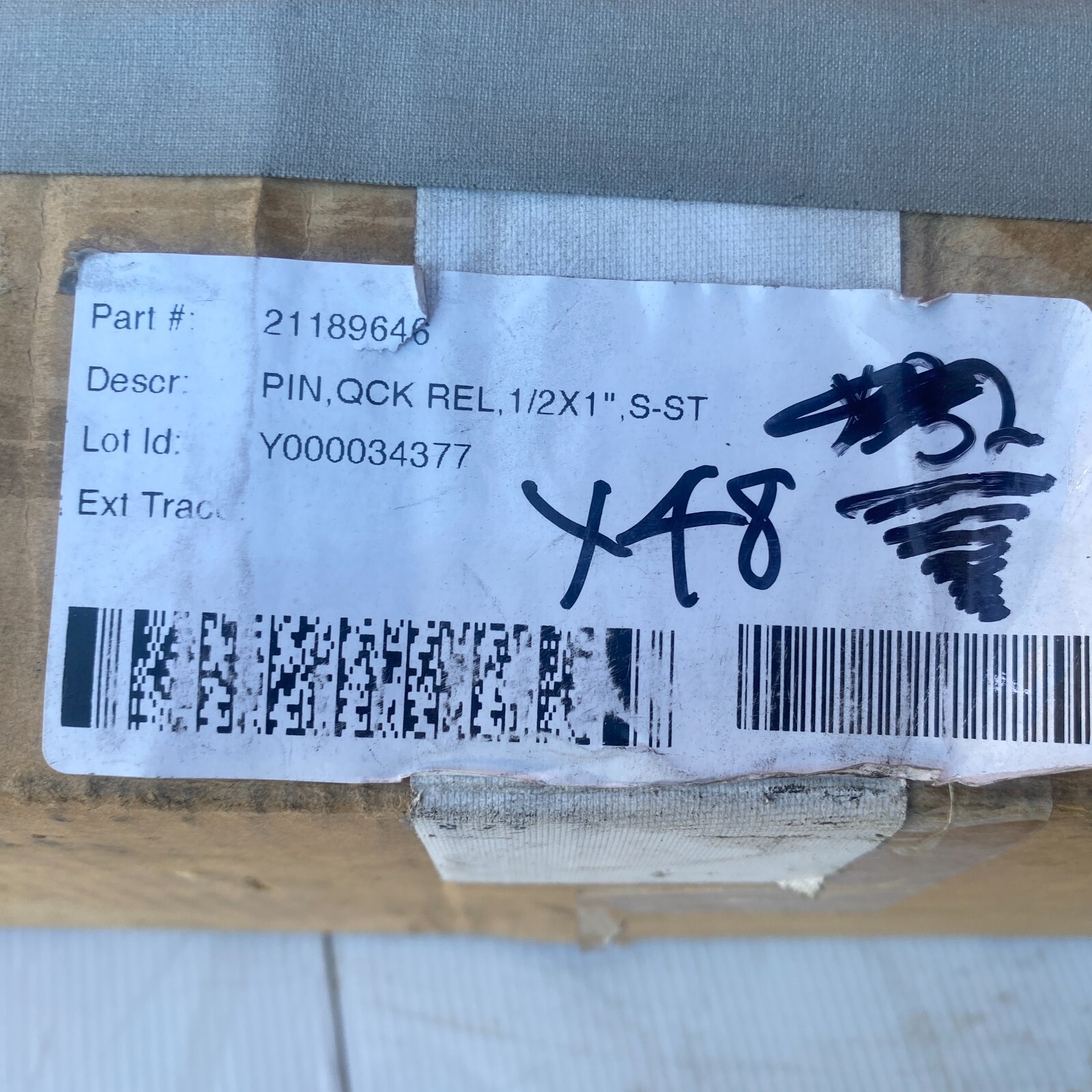 12x INFASTECH 1/2x1" Stainless Quick Release Ball Lock push button Pin ...