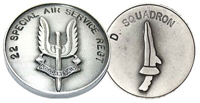 D Sqn - SAS 22 Special Air Service Regiment Coin - Hand Made Original D ...