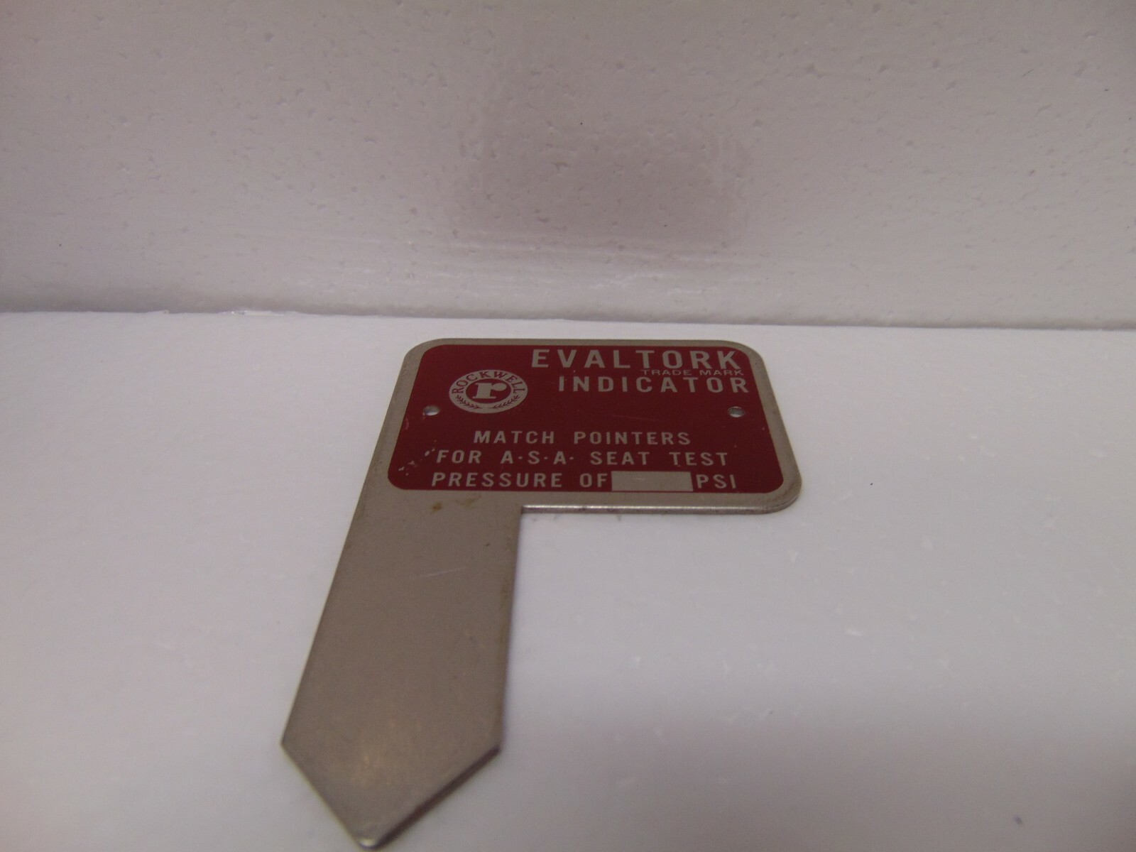 Vintage Rockwell Evaltork Indicator Match Pointers for ASA Seat Test ...