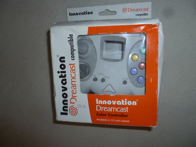 BOXED SEGA DREAMCAST COMPATIBLE INNOVATION COLOR CONTROLLER GREY ...