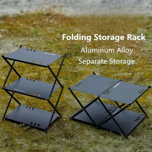 Outdoor Aluminum Alloy 3 Layers 3 Panels / 2 Layers Portable Folding Camping New | eBay