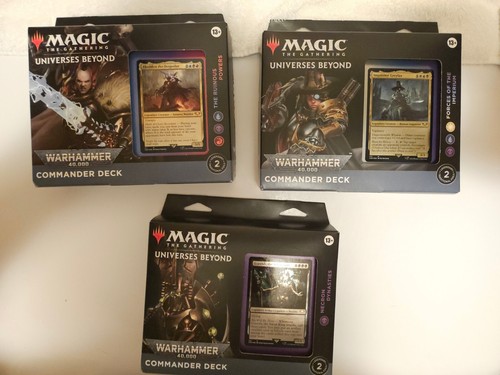 Magic the Gathering Warhammer 40k Commander Deck Lot | eBay