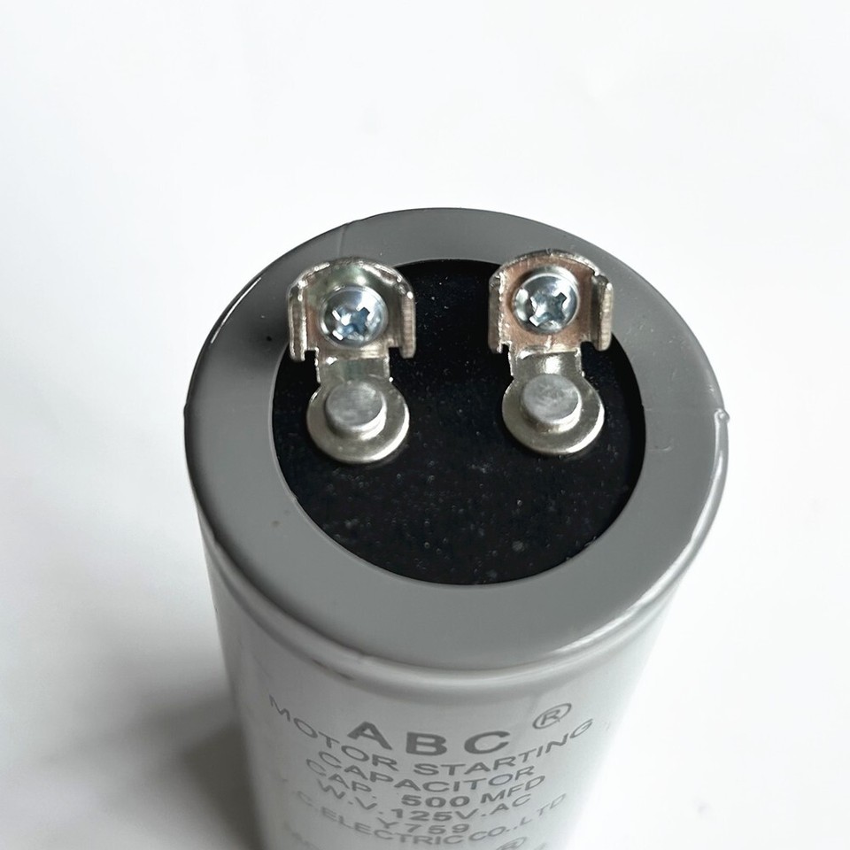 ABC CD60 Motor Starting Capacitor 500MFD 500UF 125VAC HVAC 125V Brand ...