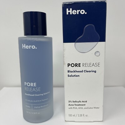 Hero Cosmetics Pore Release Blackhead Clearing Solution Toner 3.38oz ...