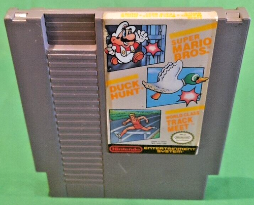Super Mario Bros. Duck Hunt World Class Track Meet Nintendo NES ...