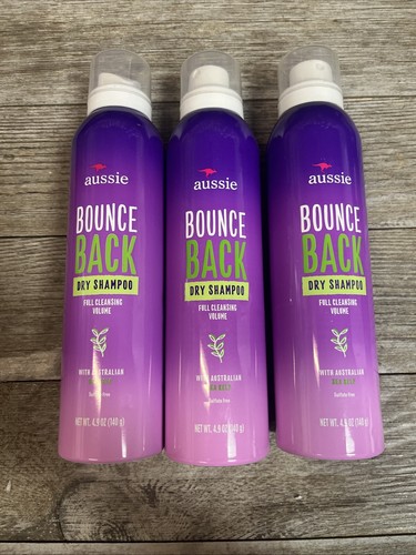 3 Aussie Bounce Back Dry Shampoo Full Cleansing Volume Australian Sea ...
