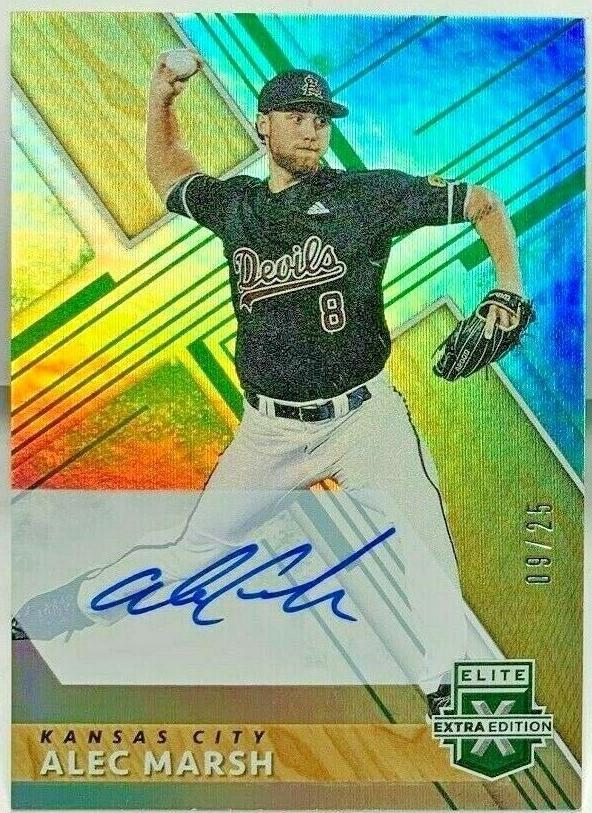 2019 Panini Elite Extra Edition - Alec Marsh #70 Autographs Emerald /25 ...