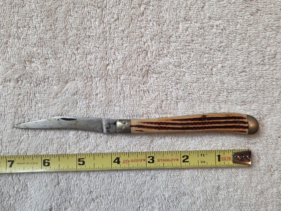 Queen Steel Single Blade Toothpick Style Vintage Pocket Knife- No Box ...