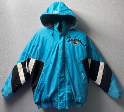 NHL Vintage 90s Starter San Jose Sharks Hoodie Jacket Men's SZ: L Teal ...