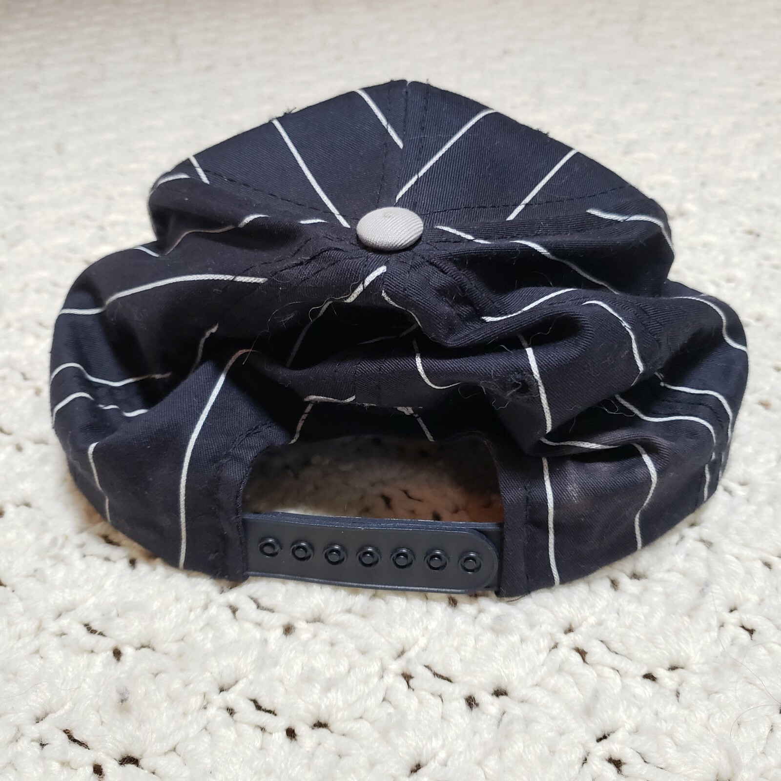 Vtg Starter Georgetown University NCAA Arch Pinstripe Snapback Hat ...