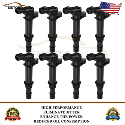 8 Ignition Coils For Dodge Ram 1500 Jeep Grand Cherokee Durang Dakota 3 ...