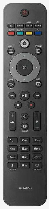 Replacement Remote Control RC4707 for Philips 19PFL5404H - 40PFL7664H ...