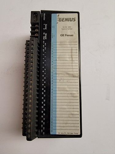 GE FANUC TERMINAL ASSEMBLY. I/O GENIUS. IC660TBD024A. USED. | eBay