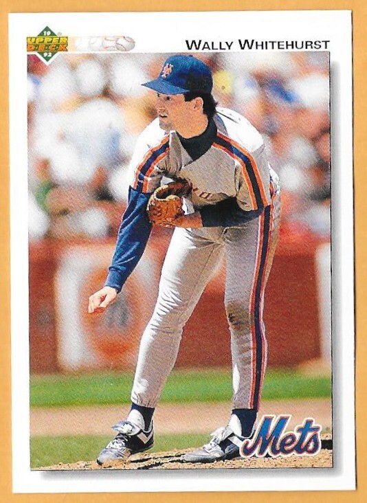 WALLY WHITEHURST NEW YORK METS #414 - UPPER DECK NM-MT 1992 | eBay
