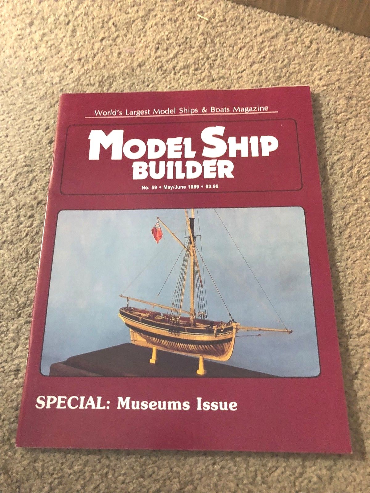 MAY/JUNE 1989 MODEL SHIP BUILDER boat model magazine | eBay