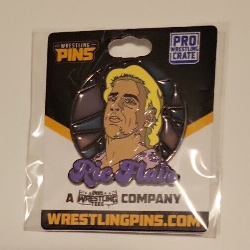 Ric Flair Lapel Pin WWE NWA WCW Wrestling Crate Exclusive | eBay