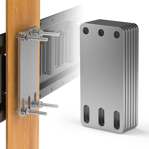 6 Pcs E Track Plate | E-Track Backing Plate Installation Kit | Heavy ...