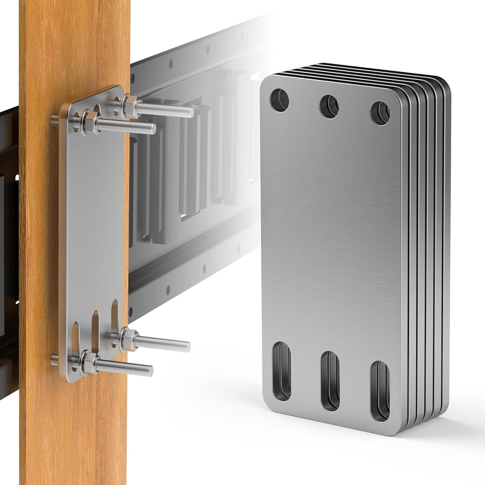 6 Pcs E Track Plate | E-Track Backing Plate Installation Kit | Heavy ...