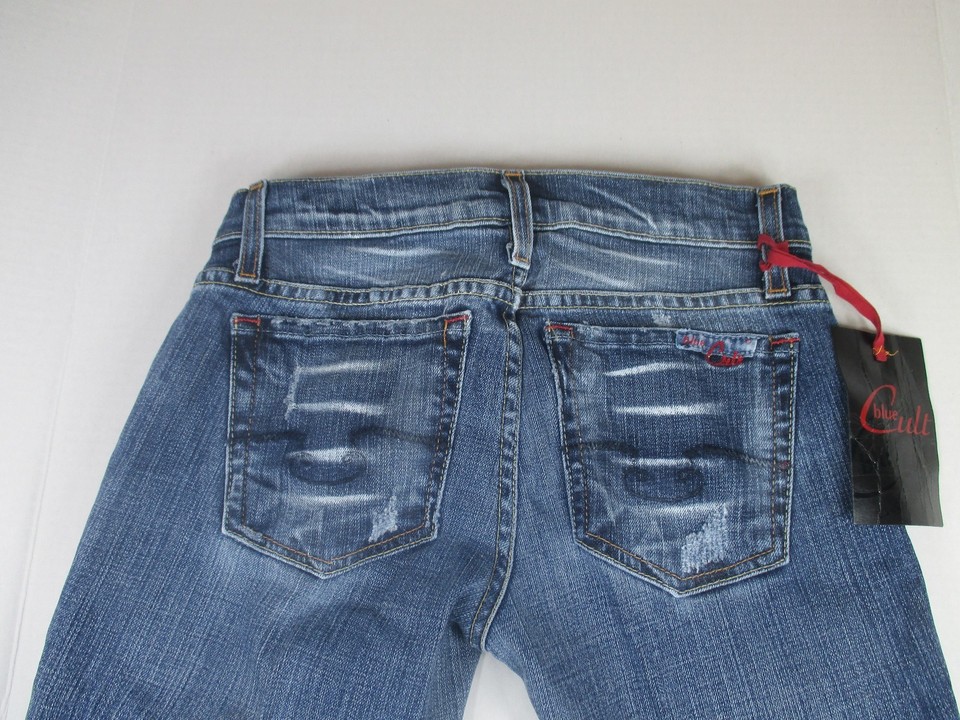 Blue Cult #121 The Kate Midrise Flare Womens Jeans - Size 25 (32 length ...