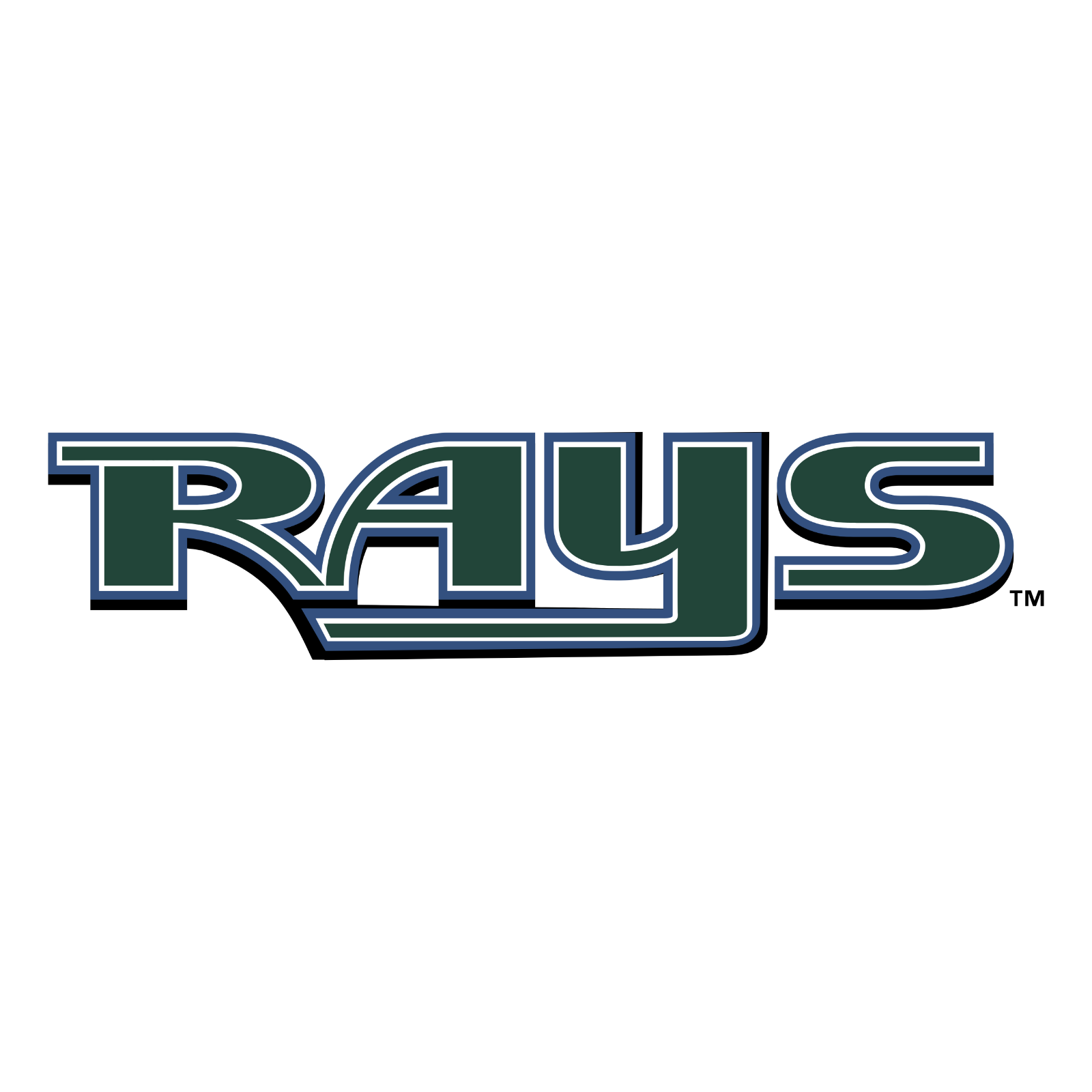 Tampa Bay Devil Rays sticker Logo MLB weatherproof laptop bumper vinyl ...