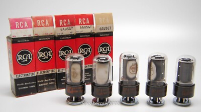 5X RCA Tubes / 6AU5GT / RM4 | eBay