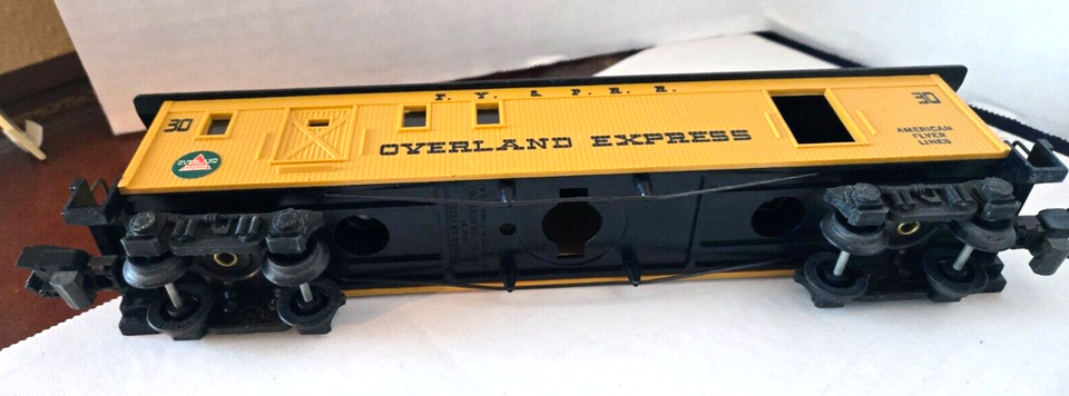 AMERICAN FLYER OVERLAND EXPRESS 30 FY & PRR S GAUGE & PASSENGER #20 4 ...