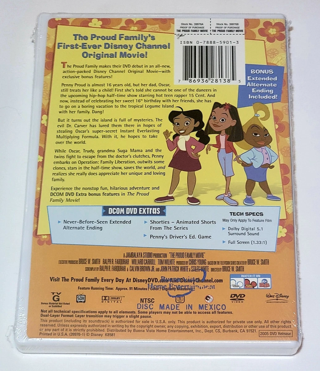 The Proud Family Movie Dvd