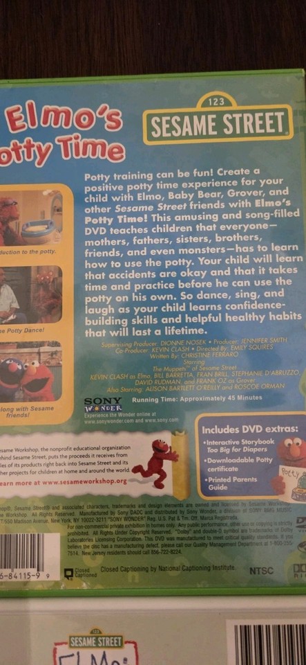 Lot of 6 Sesame Street Elmo's World DVD's Elmo Has Two: Ears! Plus More ...