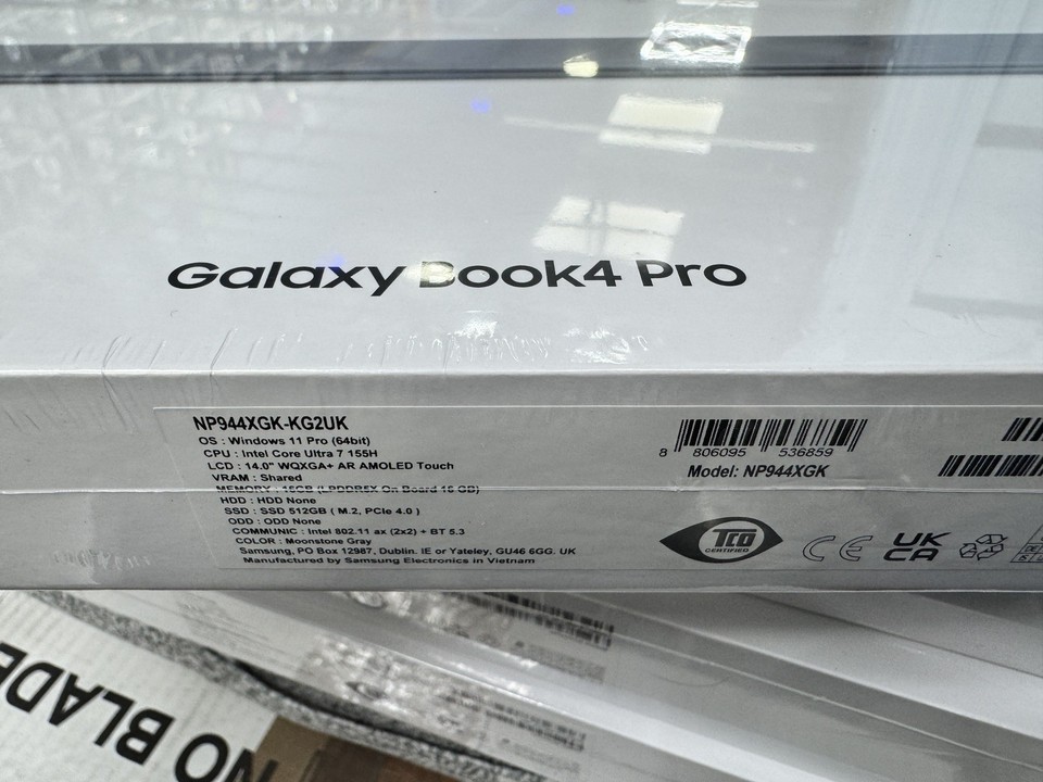 SAMSUNG Galaxy Book4 Pro 14" Laptop - Intel Core Ultra 7, 512 GB SSD ...