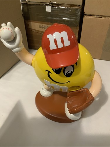 M&M's Smarties Dispenser - Baseball Yellow Red Promo Sports | eBay UK