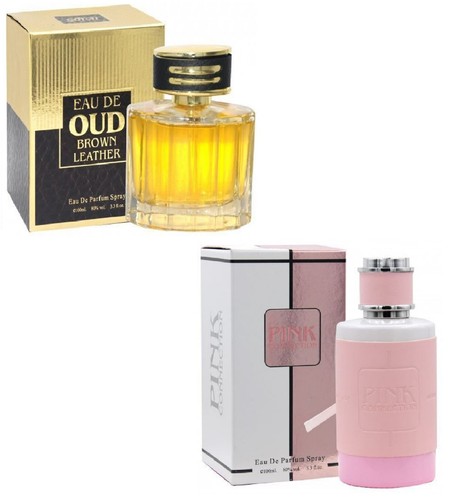 Womens Perfume OUD Brown Leather, Pink Connection EDP for Women 100ml ...